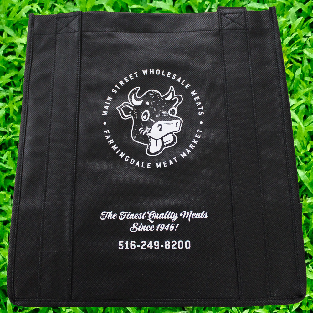 Reusable Tote Bag, Black – Farmingdale Meat Market