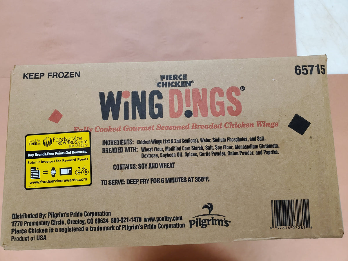 Pierce Wing Dings (By the case) – Farmingdale Meat Market