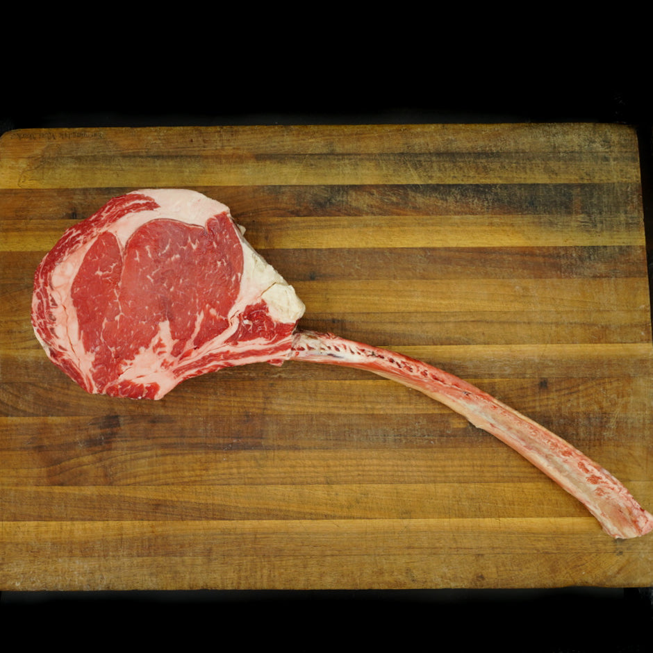 USDA Prime Dry Aged Long Bone Tomahawk Steaks 40 oz. – Farmingdale Meat ...